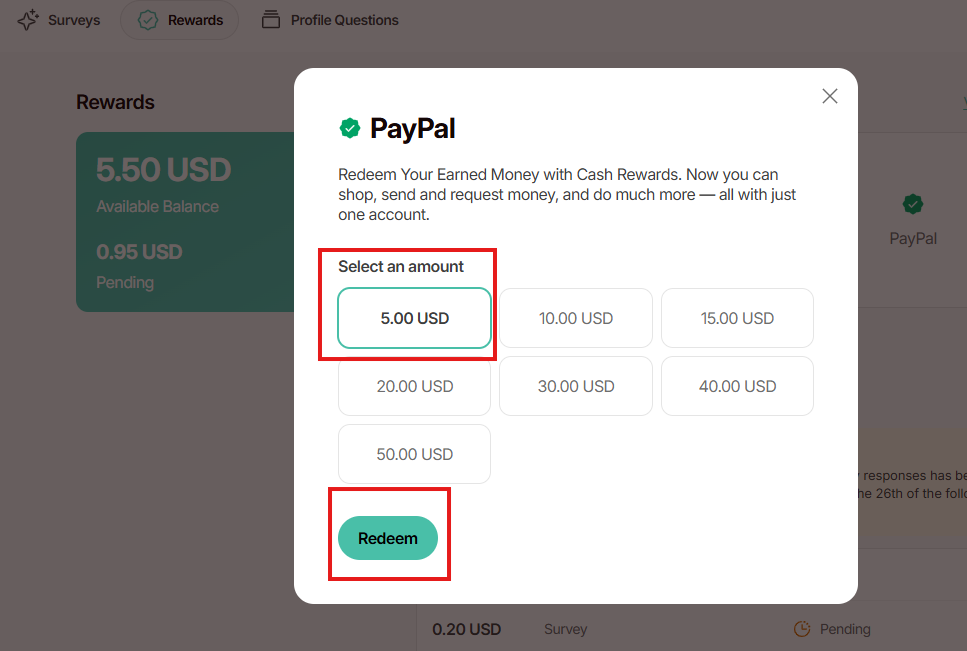 How do I redeem my rewards and access my reward link? – English