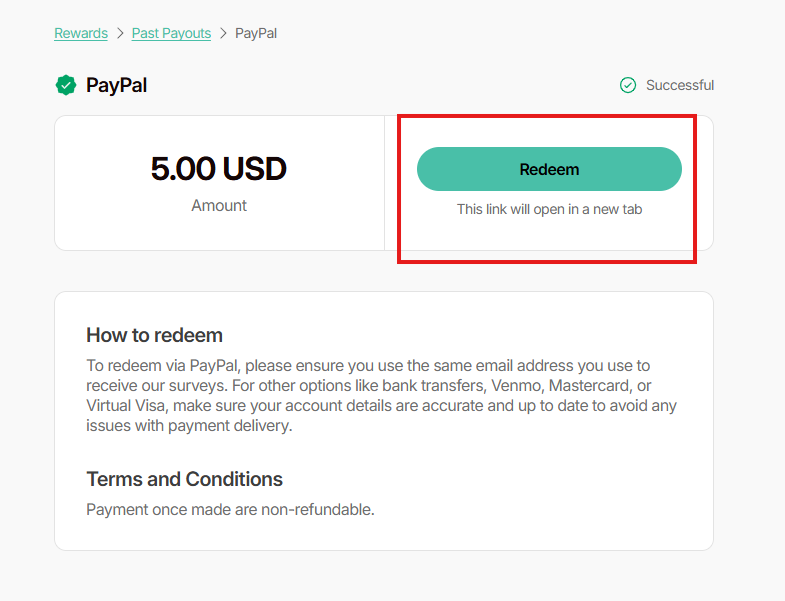 How do I redeem my rewards and access my reward link? – English