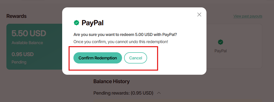How do I redeem my rewards and access my reward link? – English